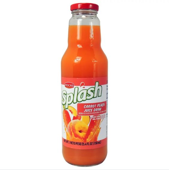 Splash Peach Carrot Juice Drink 750ml - Emirate Supermarket